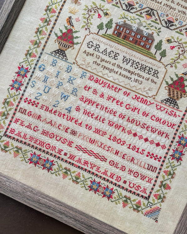 Shaded Stitchery - A Sampler for Grace – Just Keep Stitchin' Co.